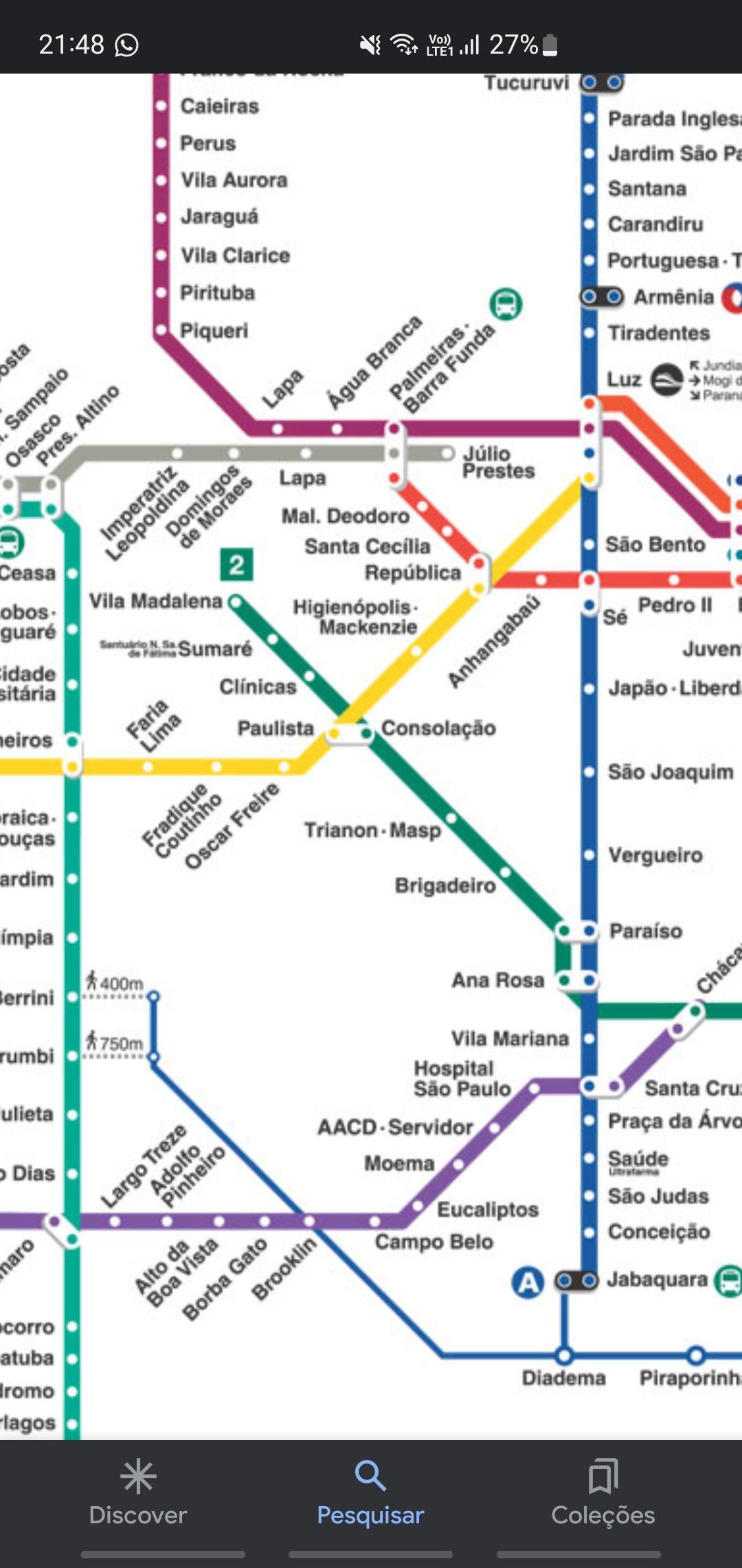 Mapa do metrô - Production
